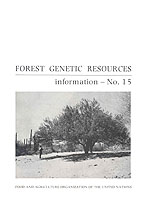 FOREST GENETIC RESOURCES INFORMATION No. 15