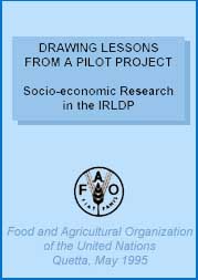 Drawing lessons from a pilot project: socio-economic research in the ...