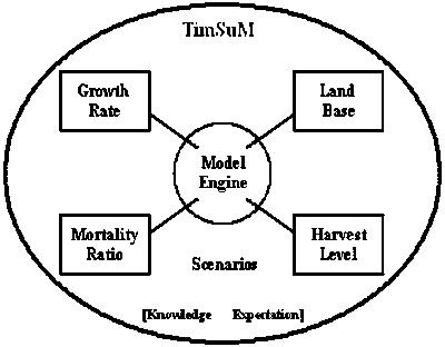 TimSuM - A Timber Supply Model to Project Forest Growing Stocks