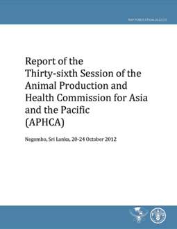 Report of the thirty-sixth session of the Animal Production and Health ...