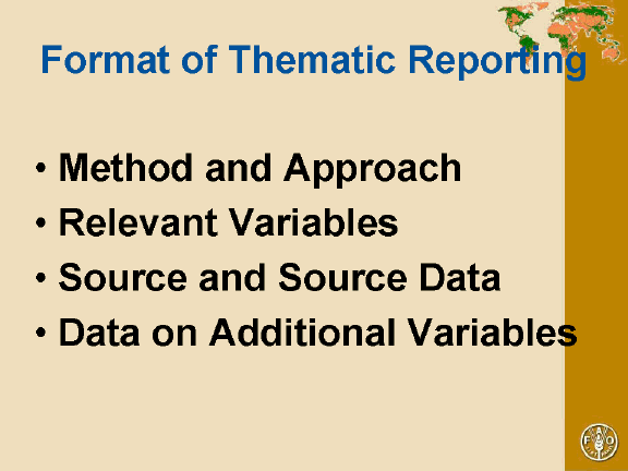 Proceedings of training of national correspondents on assessing and ...