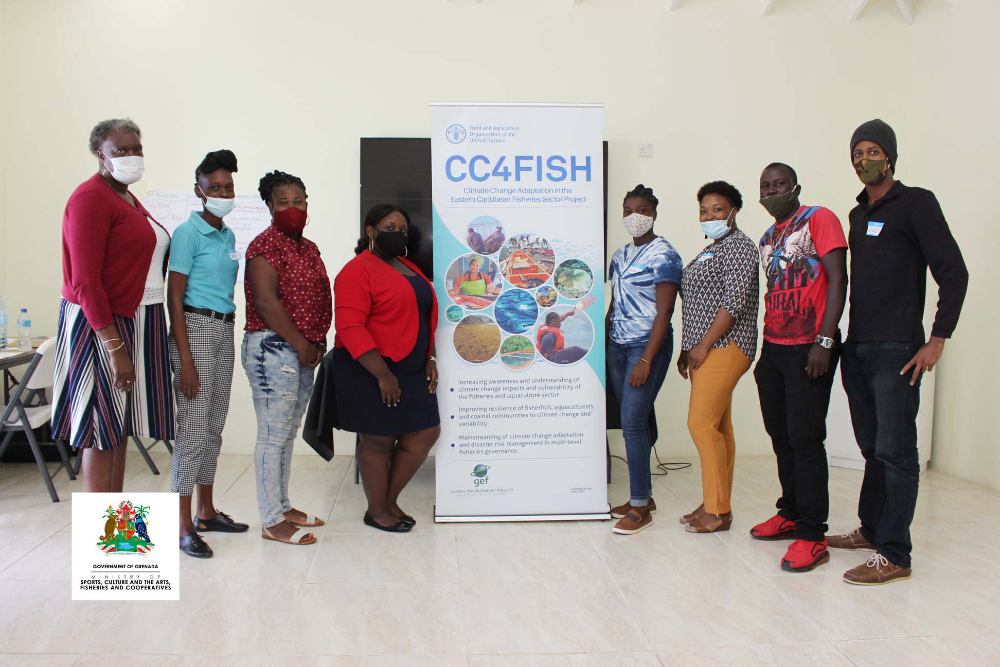 Six people from various non-government organizations in Grenville, St ...