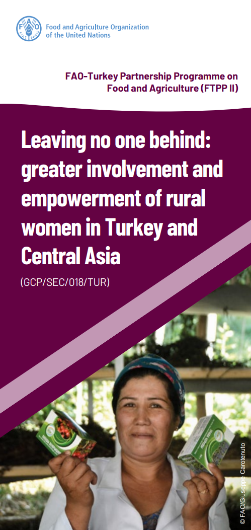 Project Brochures | FAO and Türkiye Partnership | Food and Agriculture ...