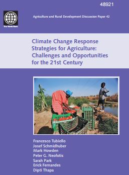 Climate change response strategies for agriculture: Challenges and ...