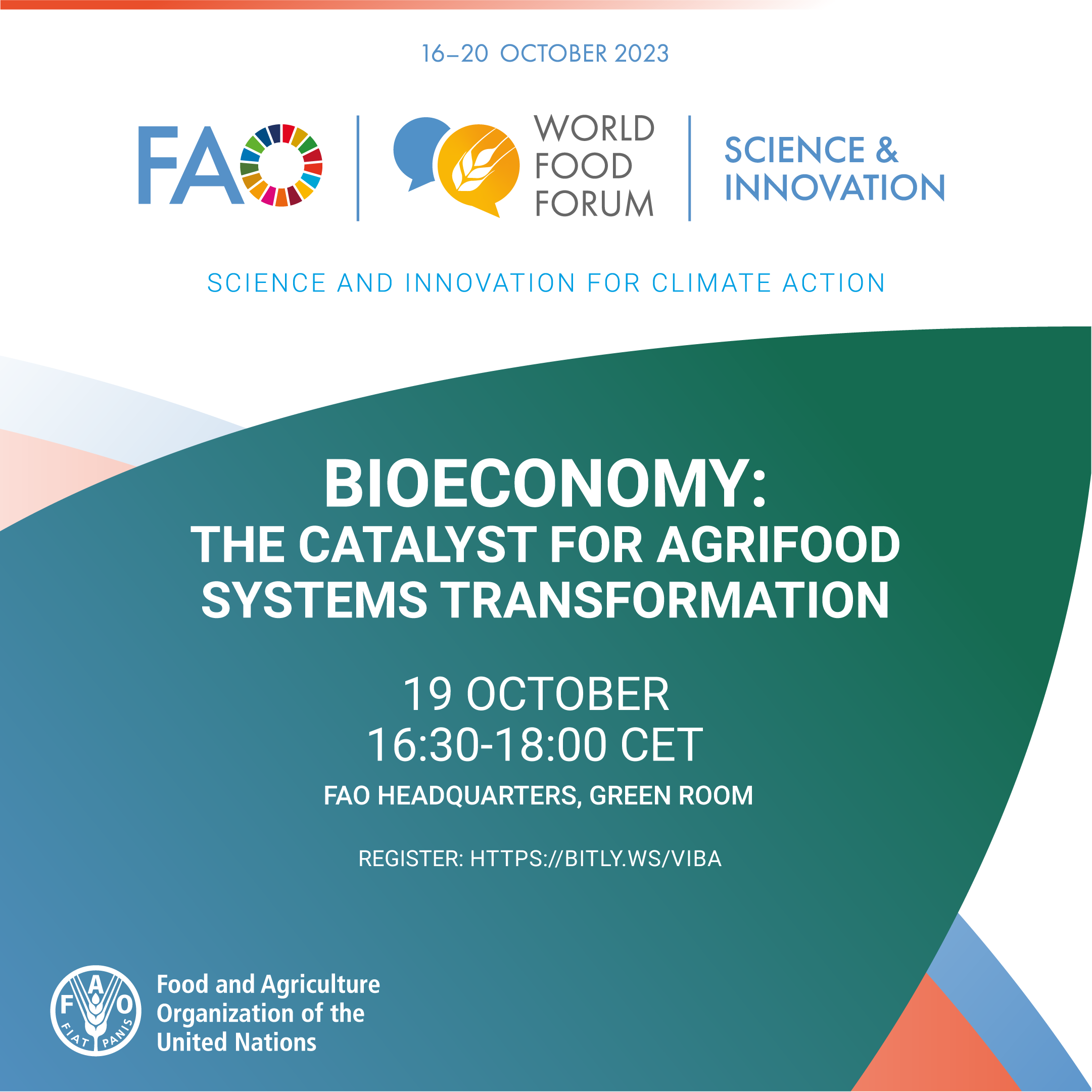 Milestone bioeconomy week coming up for FAO in mid-October ...