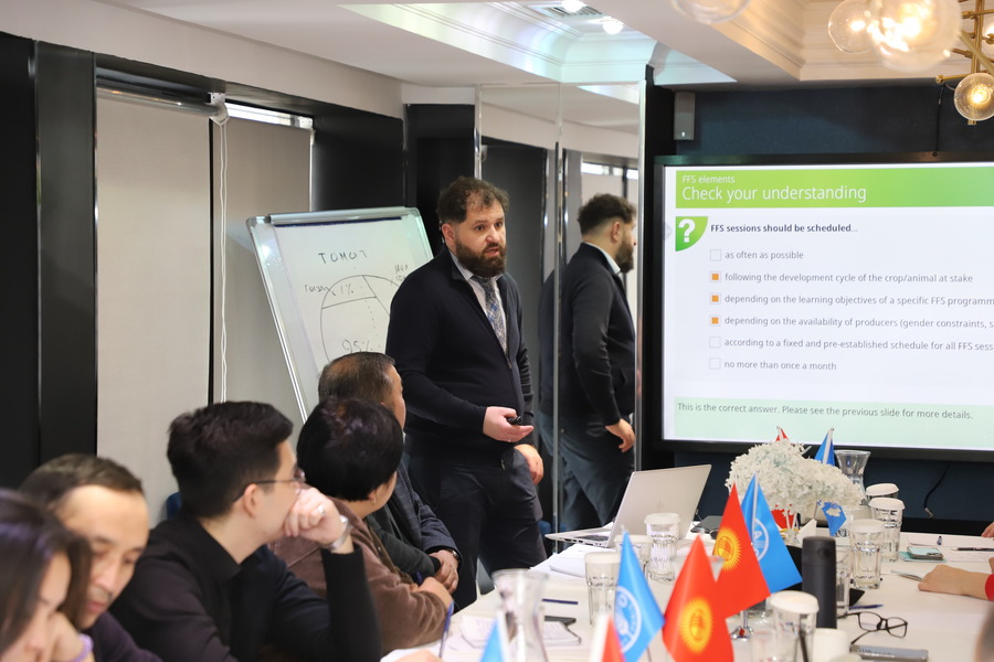 FAO Country Profiles | FAO trains master trainers for farmer field ...