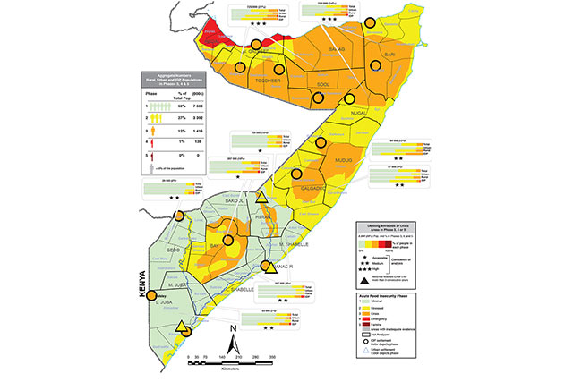 IPC Map of Somalia - February-June 2019, Most Likely Scenario : FAO in ...