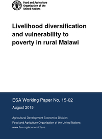 Livelihood diversification and vulnerability to poverty in rural Malawi | 农业食品经济 | 联合国粮食及 农业组织