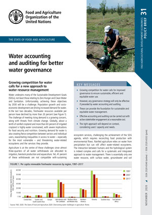 Water accounting and auditing for better water governance | Agrifood ...