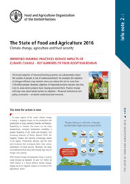 Improved farming practices reduce impacts of climate change, but ...
