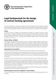 Contract farming: Legal fundamentals for the design of contract farming ...