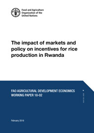 The impact of markets and policy on incentives for rice production in ...