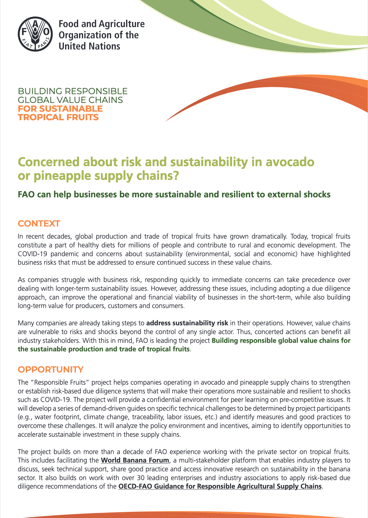 Publications | FAO | Food and Agriculture Organization of the United ...