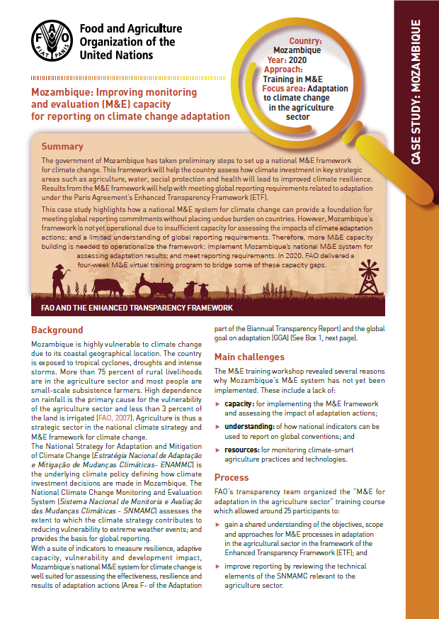 FAO and the Global Environment Facility | Food and Agriculture ...