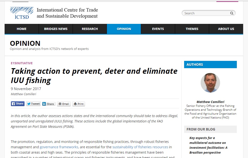 Taking action to prevent, deter and eliminate IUU fishing | Illegal ...
