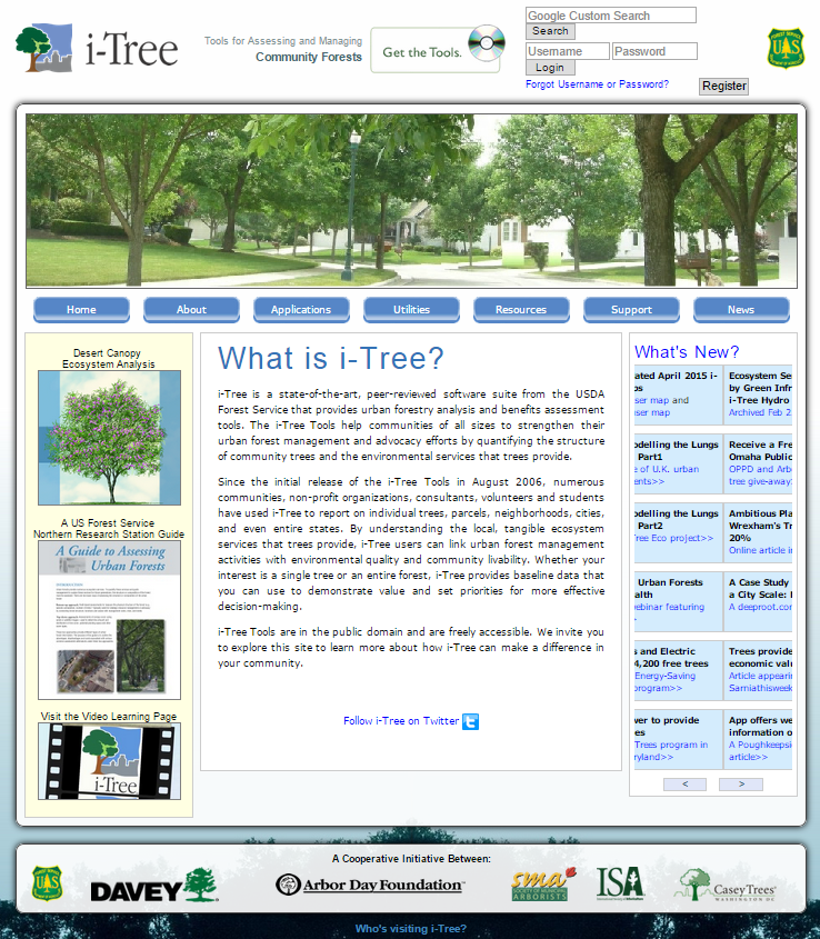 FAO - SFM Detalles de herramientas: i-Tree