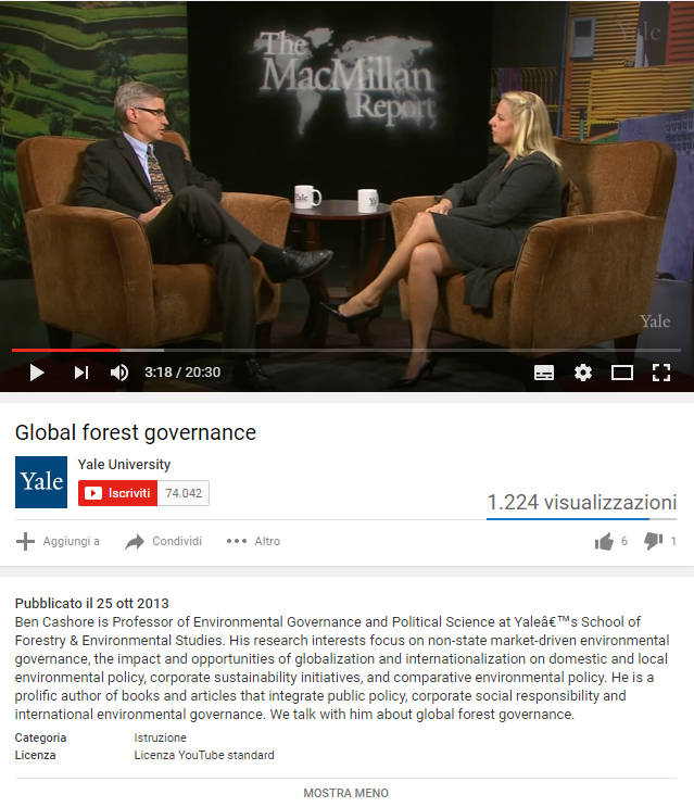 FAO - SFM Tool Detail: Global forest governance