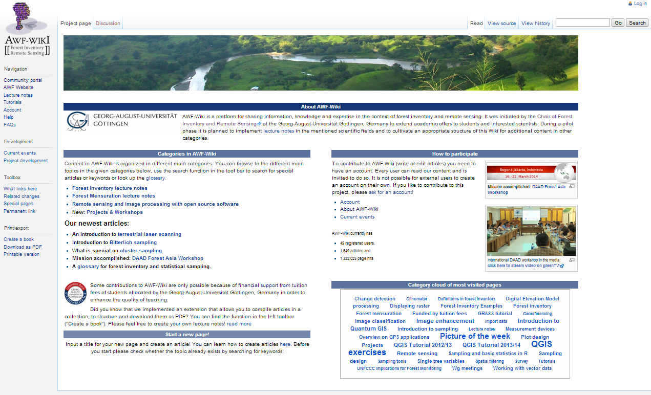 FAO - SFM Tool Detail: AWF-Wiki - Forest Inventory Remote Sensing