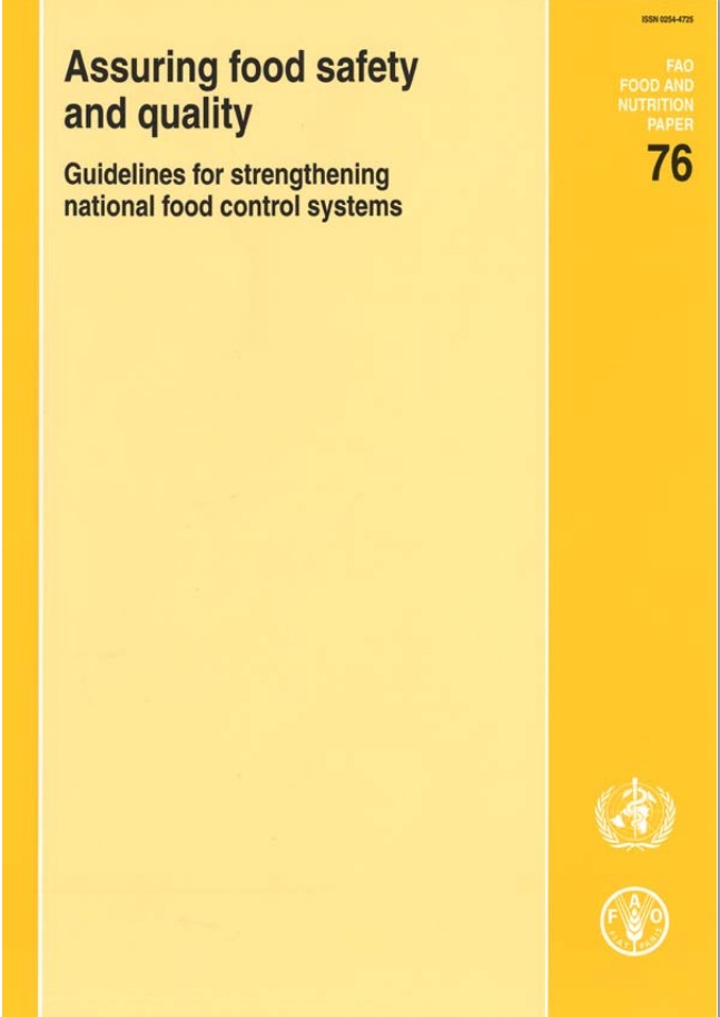 Assuring Food Safety and Quality: Guidelines for Strengthening National ...