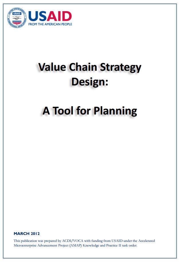 Value Chain Strategy Design: a Tool for Planning