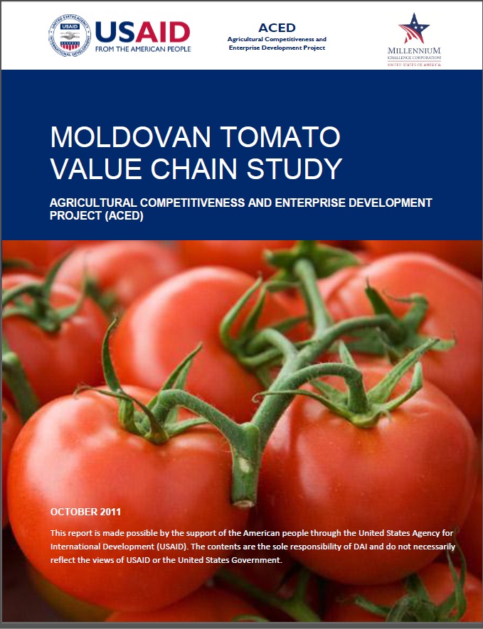 Moldova Tomato Value Chains Study