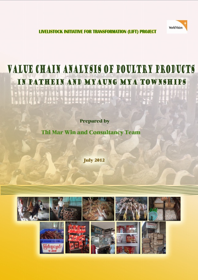Value Chain Analysis of Poultry Products in Pathein and Myaung Mya ...