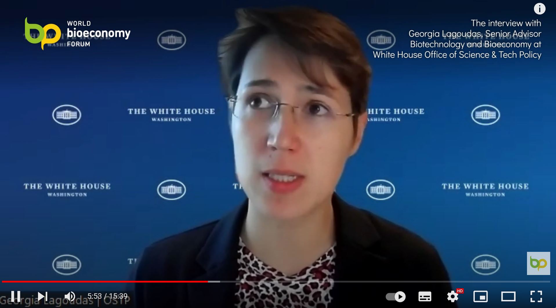 Interview with Georgia Lagoudas, Senior Advisor for Biotechnology and ...