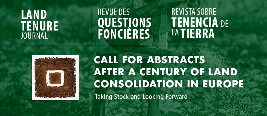 Land Tenure Journal | Governance of Tenure | Food and Agriculture ...