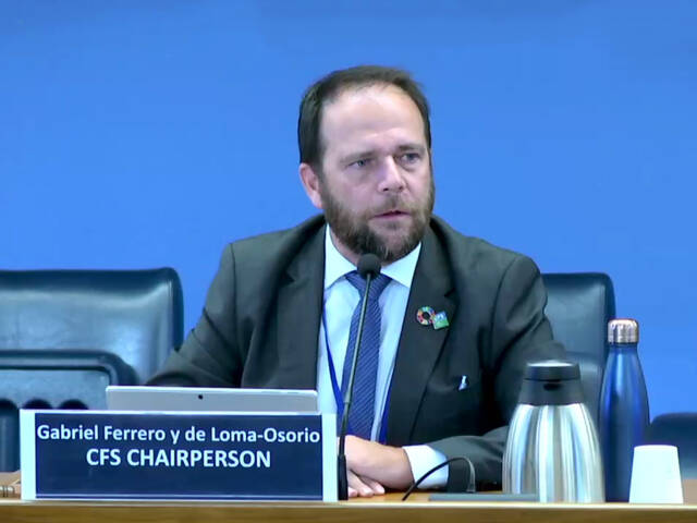 CFS: Making a difference in food security and nutrition