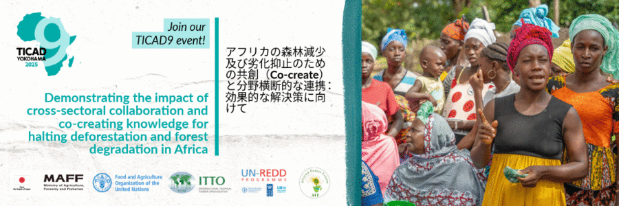 TICAD9 side event | REDD+ Reducing Emissions from Deforestation and Forest Degradation | Food ...