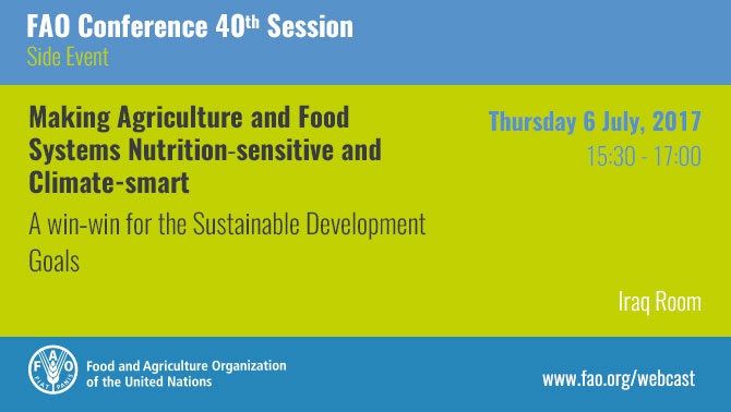 Nutrition and Climate Change | FAO | Food and Agriculture Organization ...